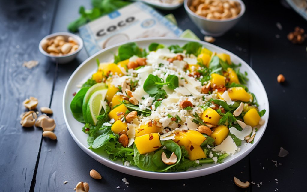 Ensalada Chic Tropical - Camparte productos de coco y mas